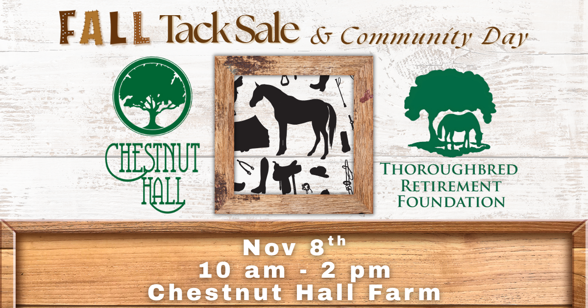 Fall Tack Sale & Community Day at Chestnut Hall Farm - Thoroughbred ...